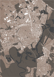 Map of the city gomel belarus Royalty Free Vector Image