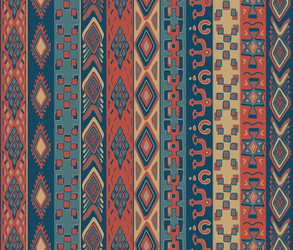 Tribal seamless pattern Royalty Free Vector Image