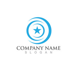 Globe world circle logo and symbol Royalty Free Vector Image