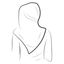 Hijab design Royalty Free Vector Image - VectorStock