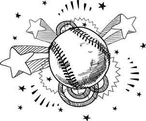 Baseball Pop Art Vector Images (over 480)