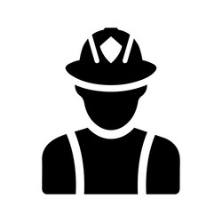 Builder contractor Royalty Free Vector Image - VectorStock