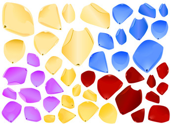 Petals pattern Royalty Free Vector Image - VectorStock