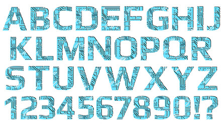 Pcb Font Vector Images (over 100)