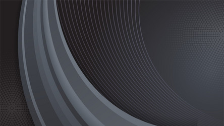 Dark grey lines on black background Royalty Free Vector