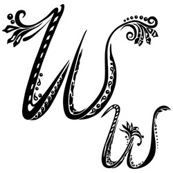 Cursive W Vector Images (38)