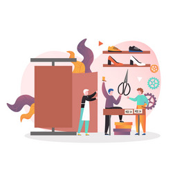 Cartoon shoemaker Royalty Free Vector Image - VectorStock