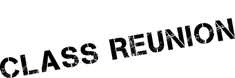 Class reunion rubber stamp Royalty Free Vector Image