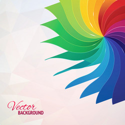 Colorful background with book pages rainbow Vector Image