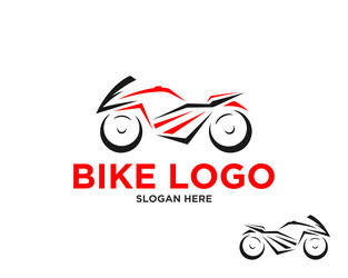 Motorbikes logo design Royalty Free Vector Image