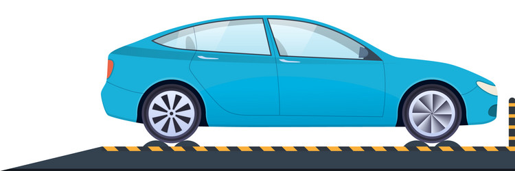 Car crash test Royalty Free Vector Image - VectorStock