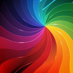 Colorful background with book pages rainbow Vector Image