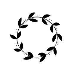 Floral Circle Frame Line Art Vector Images (over 6,600)