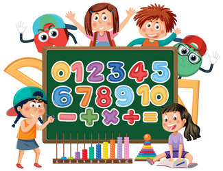 Children Learn Math Vector Images (over 20,000)