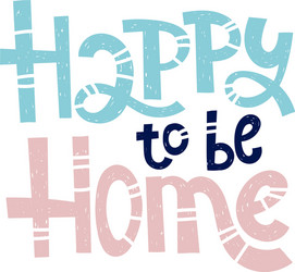 Hand-drawn lettering quote together is our Vector Image
