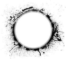 Circle Grunge Ink Spot Vector Images (over 6,800)