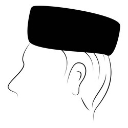 Muslim man element design Royalty Free Vector Image