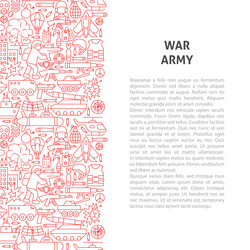 Armor war line art design Royalty Free Vector Image