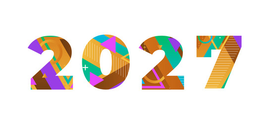 2027 Calendar Year Vector Images (over 180)