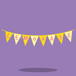 Fresh lemonade flags 03 Royalty Free Vector Image