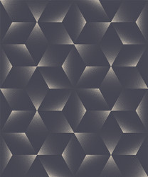 Cube geometric structure seamless pattern dot Vector Image