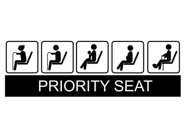 Priority Seat Sign Vector Images (over 120)