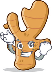 Police ginger character cartoon style Royalty Free Vector