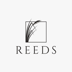 Vintage reeds logo symbol design Royalty Free Vector Image