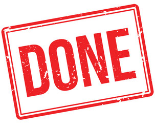 Done rubber stamp Royalty Free Vector Image - VectorStock
