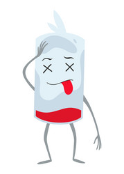 Low battery charge indicator icon Royalty Free Vector Image