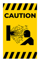 Explosion release of pressure symbol sign Vector Image