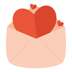 Purple love letter Royalty Free Vector Image - VectorStock