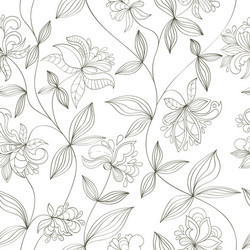 Abstract flower hand drawn Royalty Free Vector Image