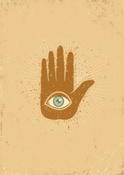 Blue eyes on light skin Royalty Free Vector Image