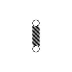 Metal spring icon Royalty Free Vector Image - VectorStock