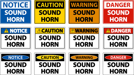 No Horn Sign Vector Images (over 650)