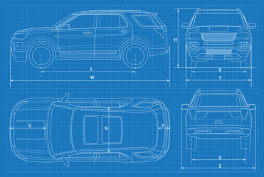 Car Blueprint Vector Images (over 5,700)