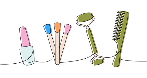 Beauty Products Line Drawing Vector Images (over 4,800)