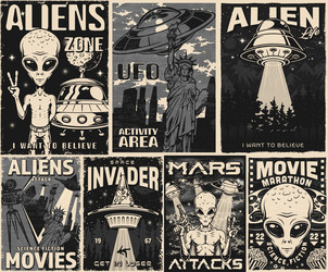 Bad alien Royalty Free Vector Image - VectorStock