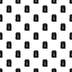 Wheat bag icon realistic style Royalty Free Vector Image
