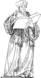 Albert einstein portrait Royalty Free Vector Image