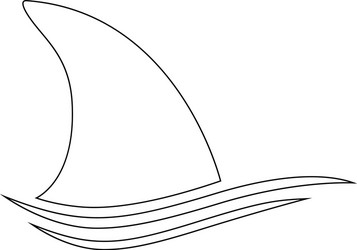 Shark Dorsal Fin Vector Images (over 420)