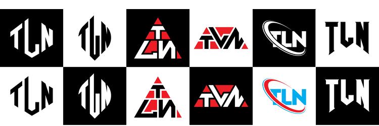 Osh letter logo design in six style polygon Vector Image