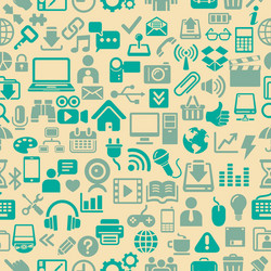 Sweet home seamless pattern Royalty Free Vector Image