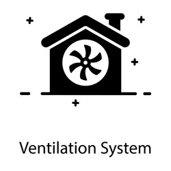 Ventilation system Royalty Free Vector Image - VectorStock