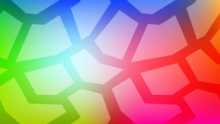 Colorful blurred background with cells lines Vector Image