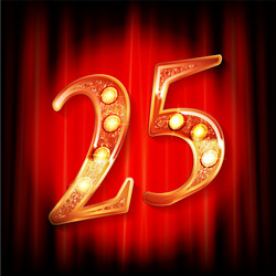 25 Birthday Card Happy Number Vector Images (over 450)