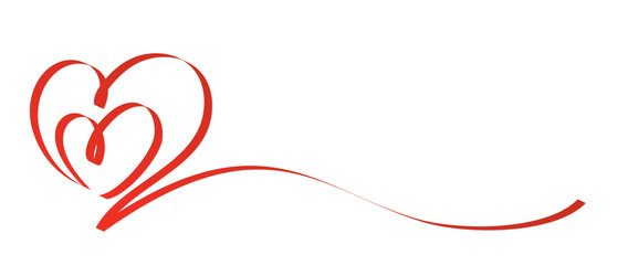 Symbol of stylized heart with arrow Royalty Free Vector