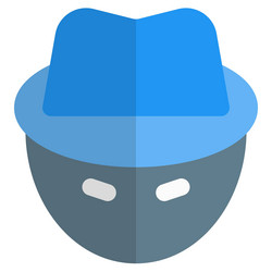 Hacker with technical skills in programming Vector Image