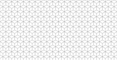 Isometric line seamless grid triangular Royalty Free Vector